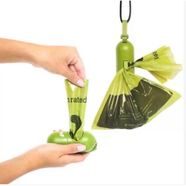 Quality Biodegradable 20 Micron PLA Water Soluble Poop Bags for sale