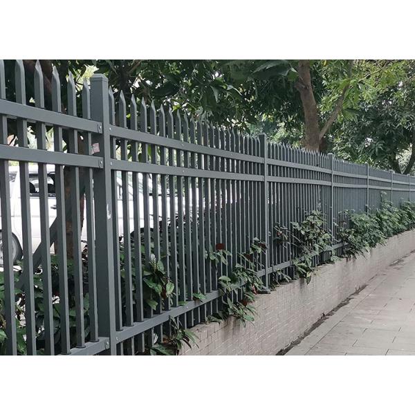 Quality Residential Powder Coated L3m Tubular Steel Fence for sale
