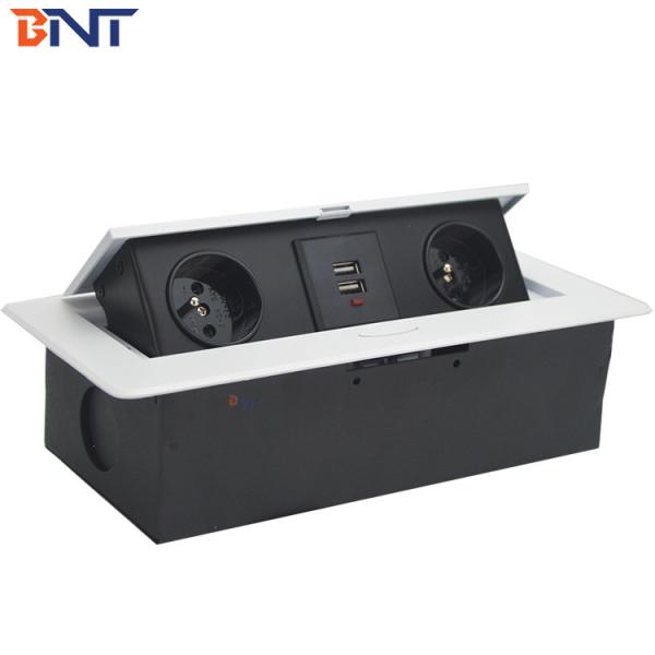 Quality Available Customized Made As Required Desktop Hidden Outlet With USB Charger for sale