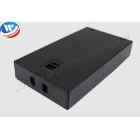 Quality Black CATV Wall Mount Fiber Distribution Box 2pcs SC Adaptor for sale