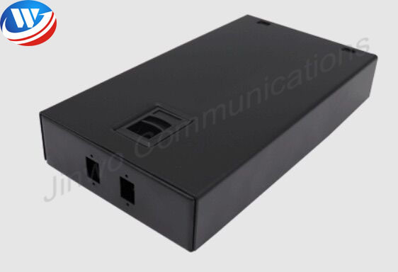 Quality Black CATV Wall Mount Fiber Distribution Box 2pcs SC Adaptor for sale