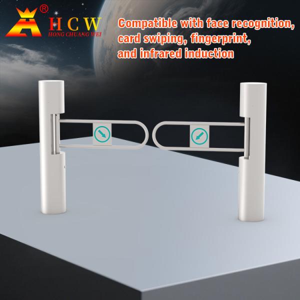 Quality Access Control Swing Barrier Turnstile RS232 Communication Port for sale