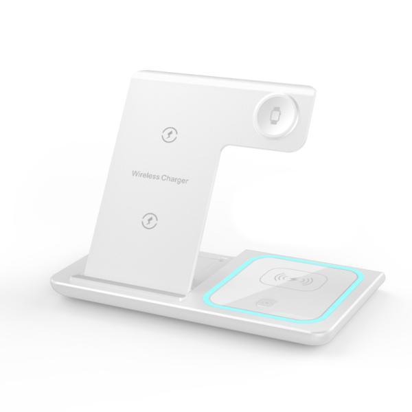 Quality Foldable 15W Fast Wireless Charging Stand For Apple Watch Airpods for sale