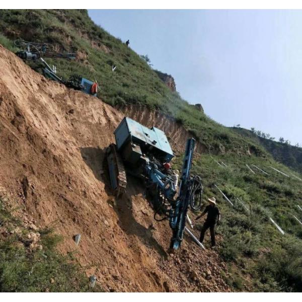 Quality Surface Mining Rock Drill Rig Diesel Powered For Open Pit Drilling for sale