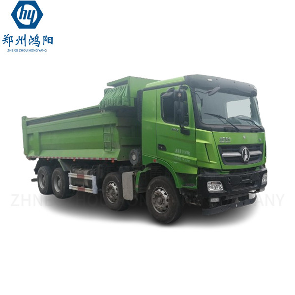 Quality New Beiben Dump Truck 6X4 8X4 375HP 10 Wheel Tipper Truck / Green Dumper Truck for sale