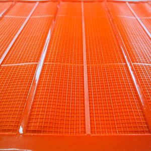 Quality High Frequency Polyurethane Fine Screen Mesh with 75micron Opening for Abrasion for sale