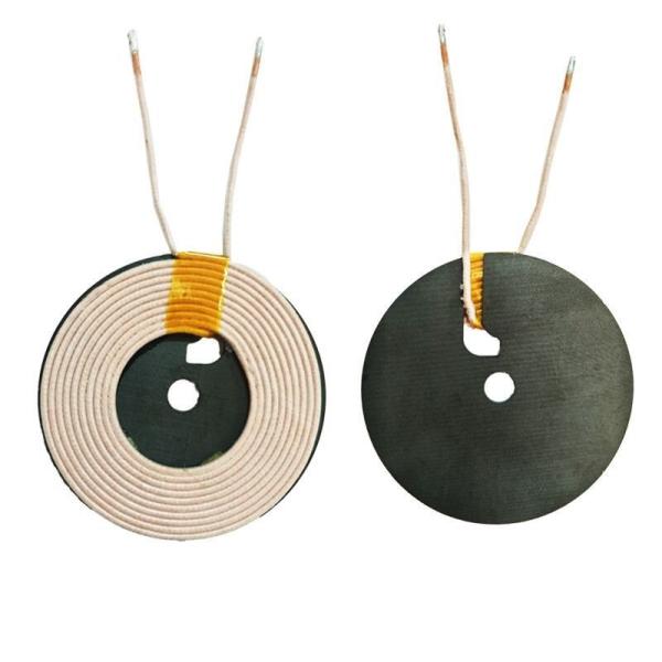 Quality A11 A12 5W - 10W G45 Diameter 45mm 6.3uH Wireless Charging Coil Inductor TX Coil for sale