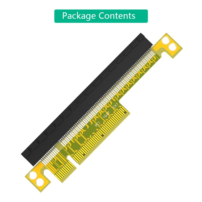 Package contents of PCI-E adapter