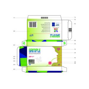 Quality Implantable Paper Anti Counterfeit Printing Package Box Anti - Fade 2D Gold for sale