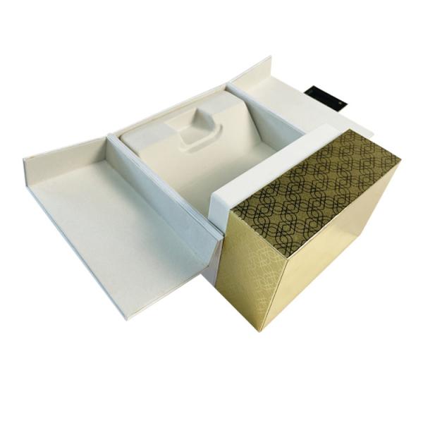 Quality Custom Color High End Luxury Double Open Door Cardboard Perfume Box with Foam for sale