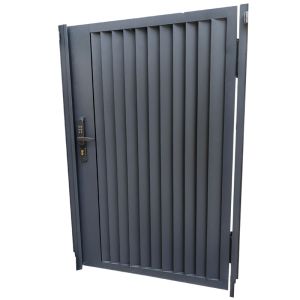 Quality Forging Ornamental Iron Gates Security Black Front Door 40x96 for sale