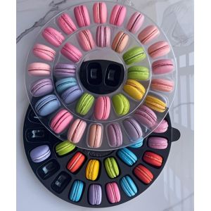 Quality 33 Grain Macaron Carton Packaging Display Stand Macaron Tray for sale