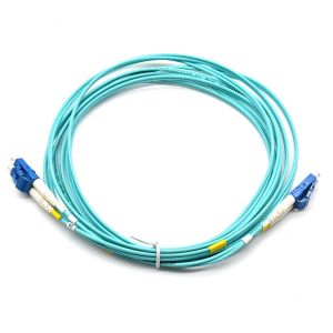 Quality OM3 LC-LC Multimode Duplex Patch Cord 3M 5M Optical Fiber Jumper for sale