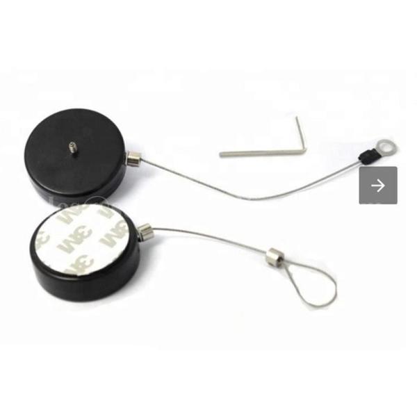 Quality Plastic Anti Shoplifting Round Recoiler With Adjustable Lasso Loop End for sale