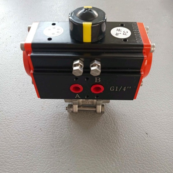 Quality Pneumatic Stainless Steel Valves Double Action Spring Return Ball Valve Flow for sale