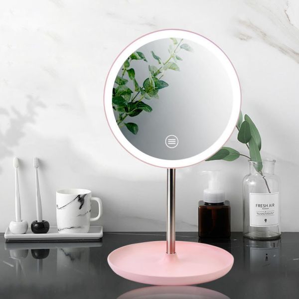 Quality 20x Magnifying Led Makeup Mirror For Table Desktop Oem for sale