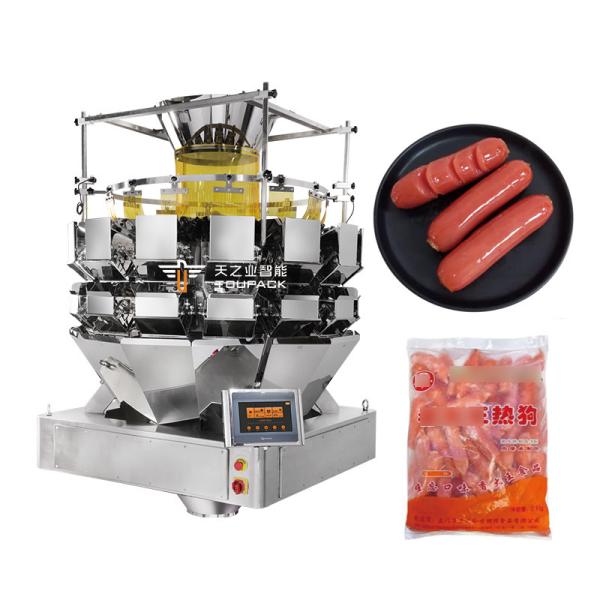 Quality High Efficiency Sausage Belt Multihead Weigher for sale
