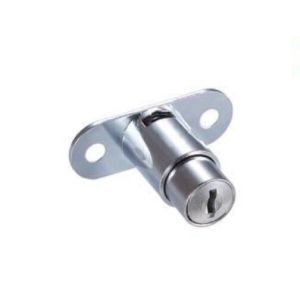 Quality Zinc Alloy Chrome Plated Cabinet Drawer Locks D19xL22mm Rust Prevention for sale