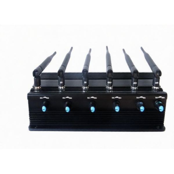 Quality Phone GPS Network Jamming Device 16 Watt Total Output Adjustable Working Range for sale