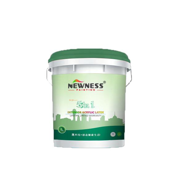 Quality Brush Application Eco-friendly Emulsion Interior Wall Paint in Pink for Custom for sale