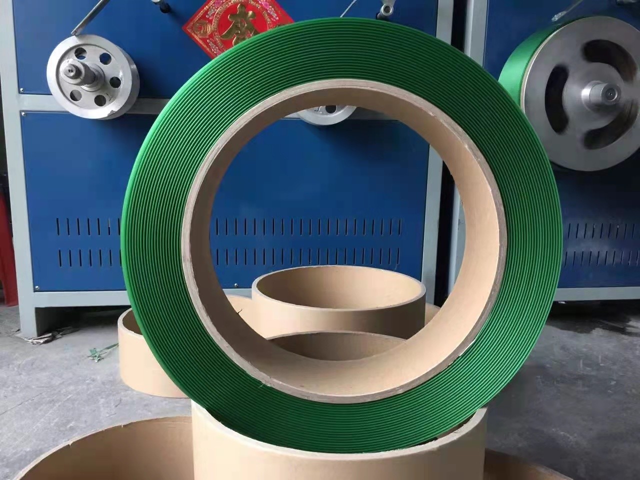 Quality Automatic PET Strap Extrusion Line for Strap Width 5-19mm with Strap Tension for sale