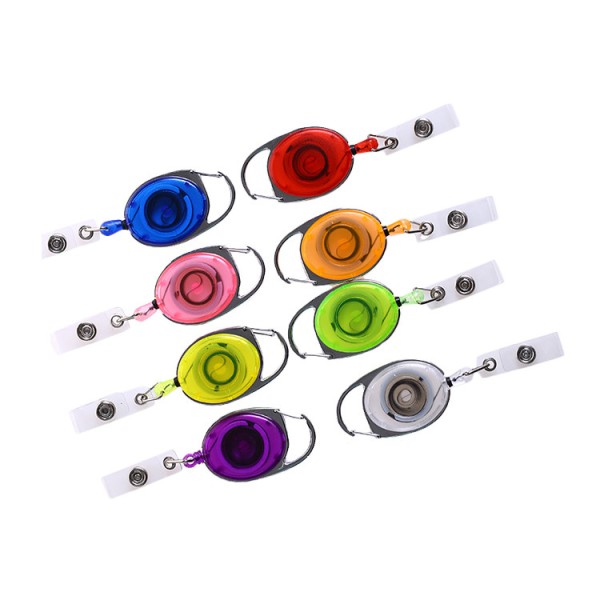 Quality Deyi Retractable Badge Reel Batch Holder Name ID Badge Clips Office Worker Doctor Nurse for sale
