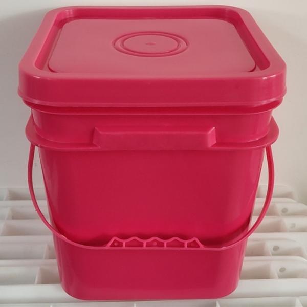 Quality Square Plastic Bucket for Cat Litter Container 5L 6L 8L 12.5L 15L Leak Proof for sale