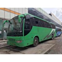 Quality Front Engine Green Used Tour Bus 51 Seats Two Doors LHD / RHD Support Diesel 2010 Year for sale