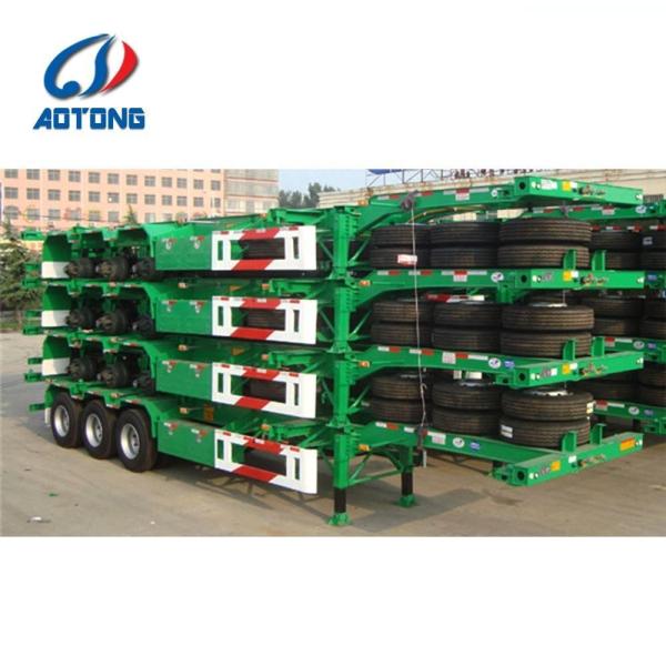 Quality Steel 20FT 40FT Container Long Lifetime Chassis Skeleton Semi Trailer with for sale