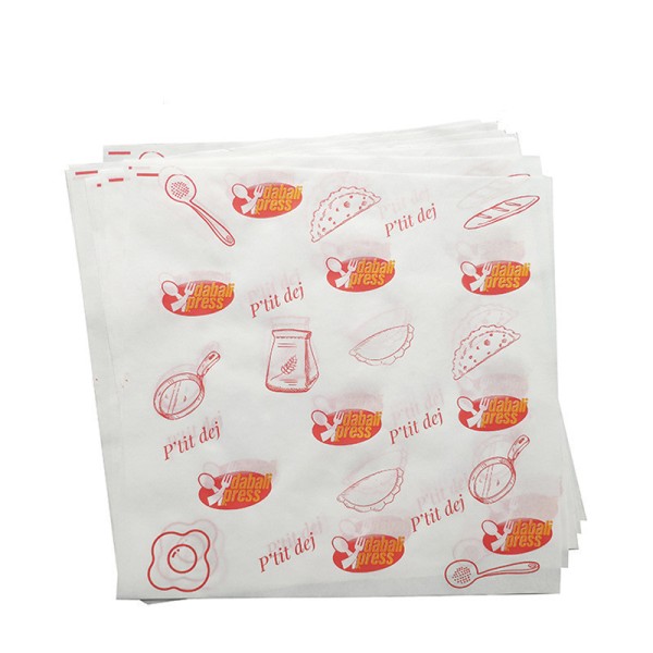 Quality Wood Pulp Food Wax Greaseproof Wrapping Paper For Burger Meat Bulk for sale