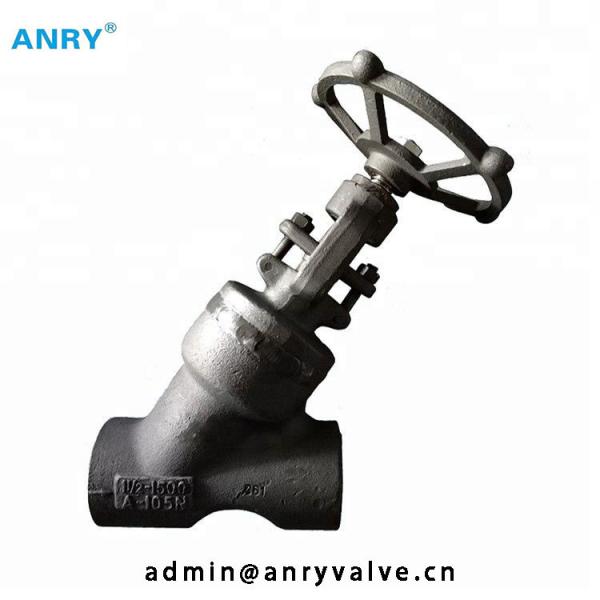 Quality 800Lb Y Type Globe Valve Water SW NPT Bolted Bonnet 1/2