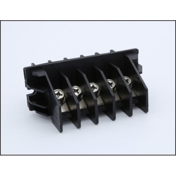 Quality M5 M6 Screw Feedthrough Terminal Block 13.90mm Pitch UL94-V0 / PA66  Brass / Copper / Steel 85A /600V for sale