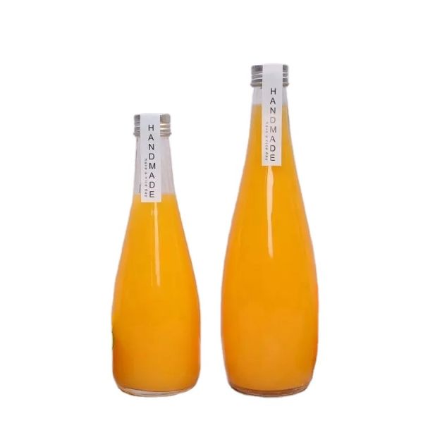 Quality 700ml Glass Bottle for Mineral Water with Metal Screw Cap and Decal Surface Handling for sale