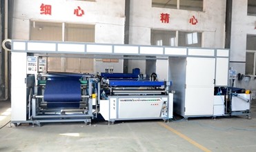 Quality Automated Single Color Non Woven Screen Printing Machine / Roll To Roll Screen for sale