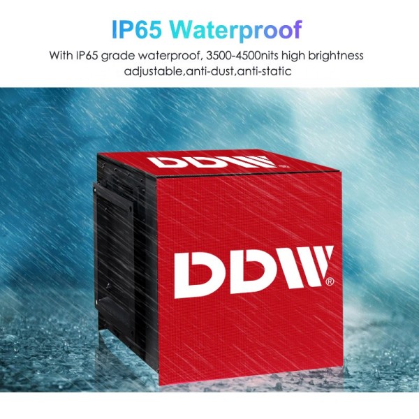 Quality Outdoor Waterproof Advertising Led Cube Screen , P2.5 Pixel Led Cube Display for sale