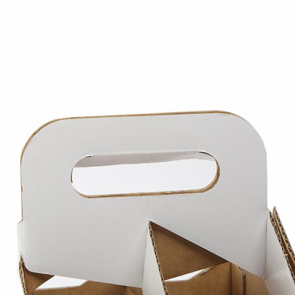 Quality Custom Order Accepted White Six Wine Beer Pack Carrier With Varnishing And for sale