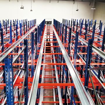 Quality Radio Shuttle Racking Warehouse Storage Racking Pallet Runner Rack Shuttle for sale