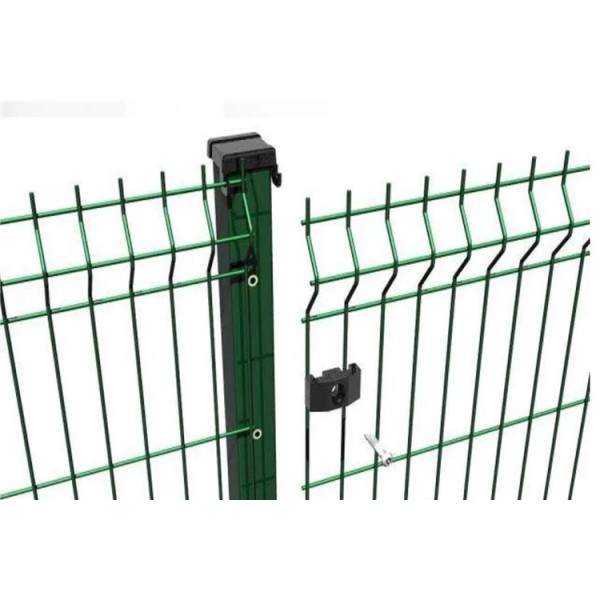 Quality 3mm-6mm Curved Welded Wire Fence Triangle Bending Fence Panels for sale