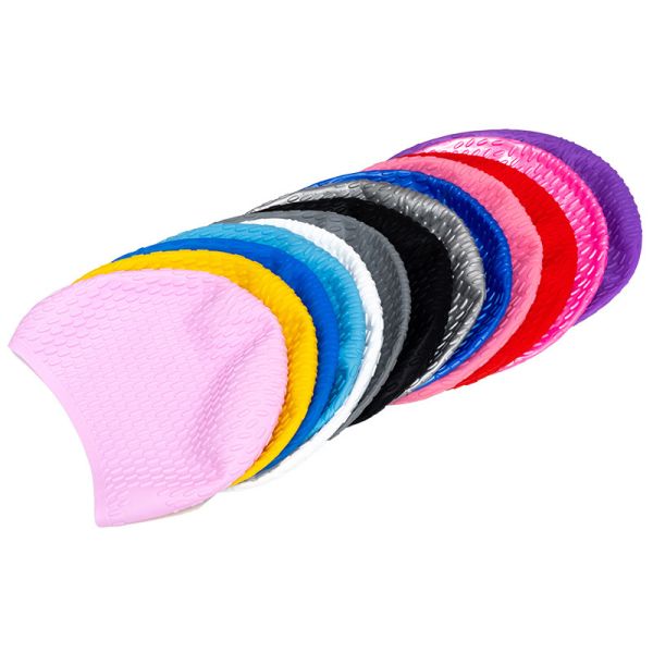 Quality Stylish & Ultra-Comfortable Silicone Swimming Cap – Chlorine Resistant, Waterproof Design for All Swimmers for sale