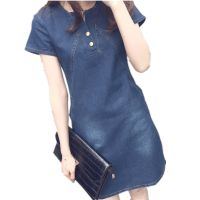 Quality Factory direct women casual dresses anti-static plus size denim dresses for sale