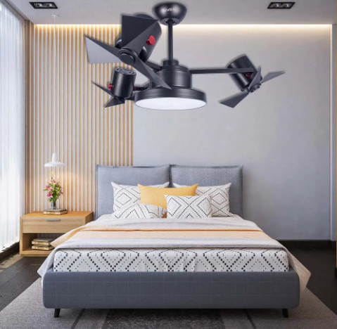 Quality ECO Chandelier Bathroom Ceiling Fan With Light Household Use for sale