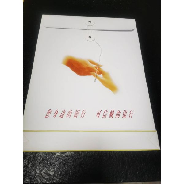 Quality file Folder, kraft paper bag, easy tear, customized for sale