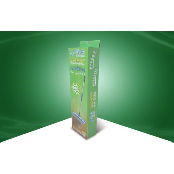 Quality Personalized Corrugated Boxes / Long Paper Packaging Box for Floor Mop Storage for sale