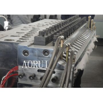 Quality High Speed PVC WPC Plastic Board Extrusion Line With Siemens Motor for sale