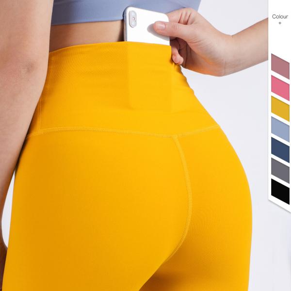 Quality No Embarrassing Line Elastic Tall Sports Leggings Soft Touch for sale
