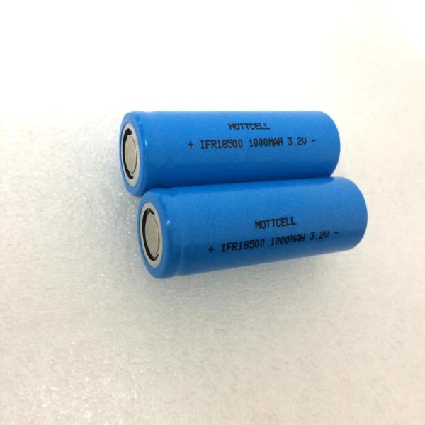 Quality IFR18500 1000mAh 3.2V battery cell for sale