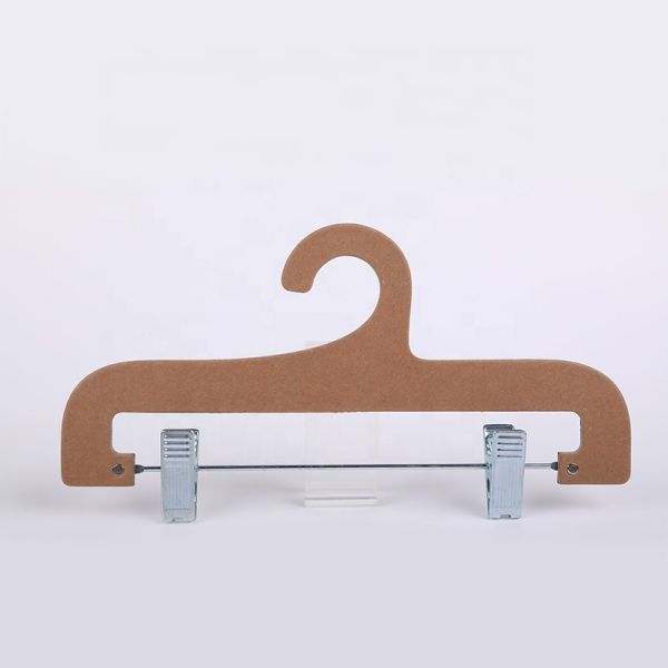 Quality Eco Friendly Cardboard Paper Hangers For Trousers Display 3mm Thick for sale