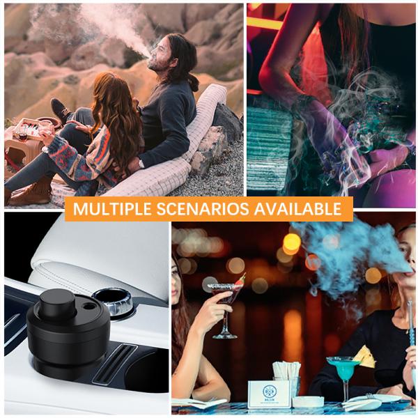 Quality Complete Chicha Mini Hookah Set Fancy Healthy Smoking Function with Black Glass for sale