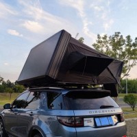 Quality 1-4 Person Side Opening Rooftop Tent Polycotton Clamshell Roof Top Tent For for sale