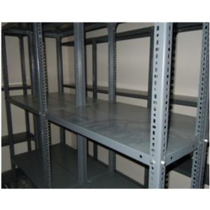 Quality Slotted Angle Steel Light Duty Industrial Warehouse Storage Racks for Office for sale
